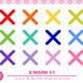100 Colors Clip Art: X Mark #1, X Mark Clipart, Cross Mark, X-mark SVG ...