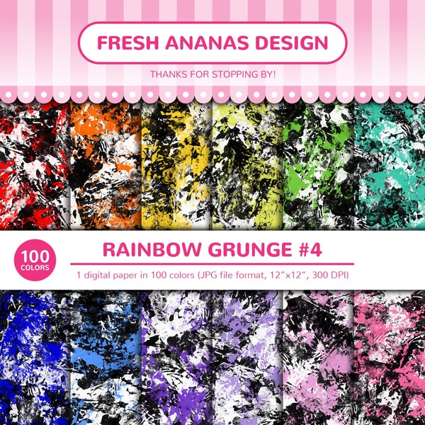 Neon Paint Splatter - Etsy