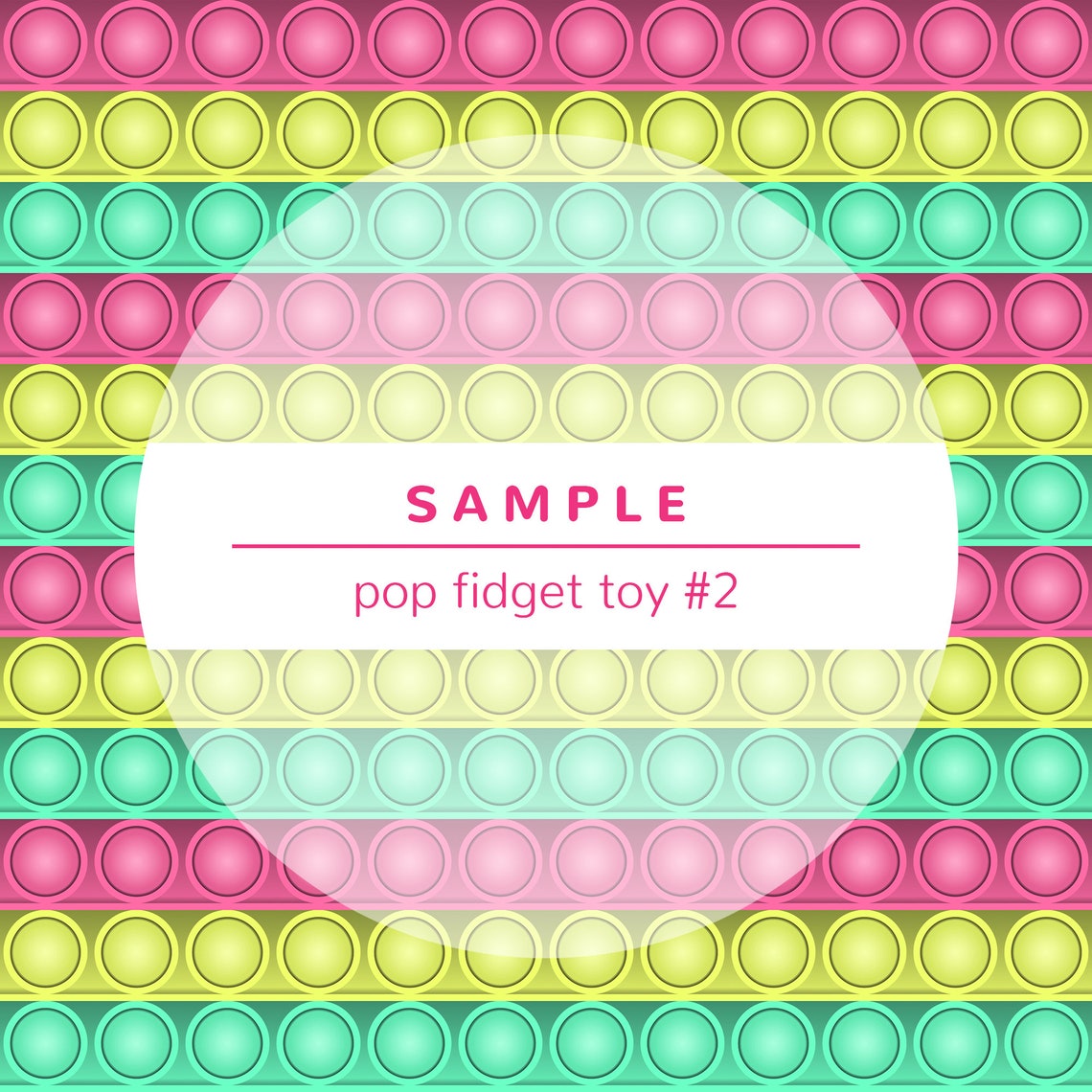 100 Colors Digital Papers: Pop Fidget Toy 2 Bubble Fidget - Etsy