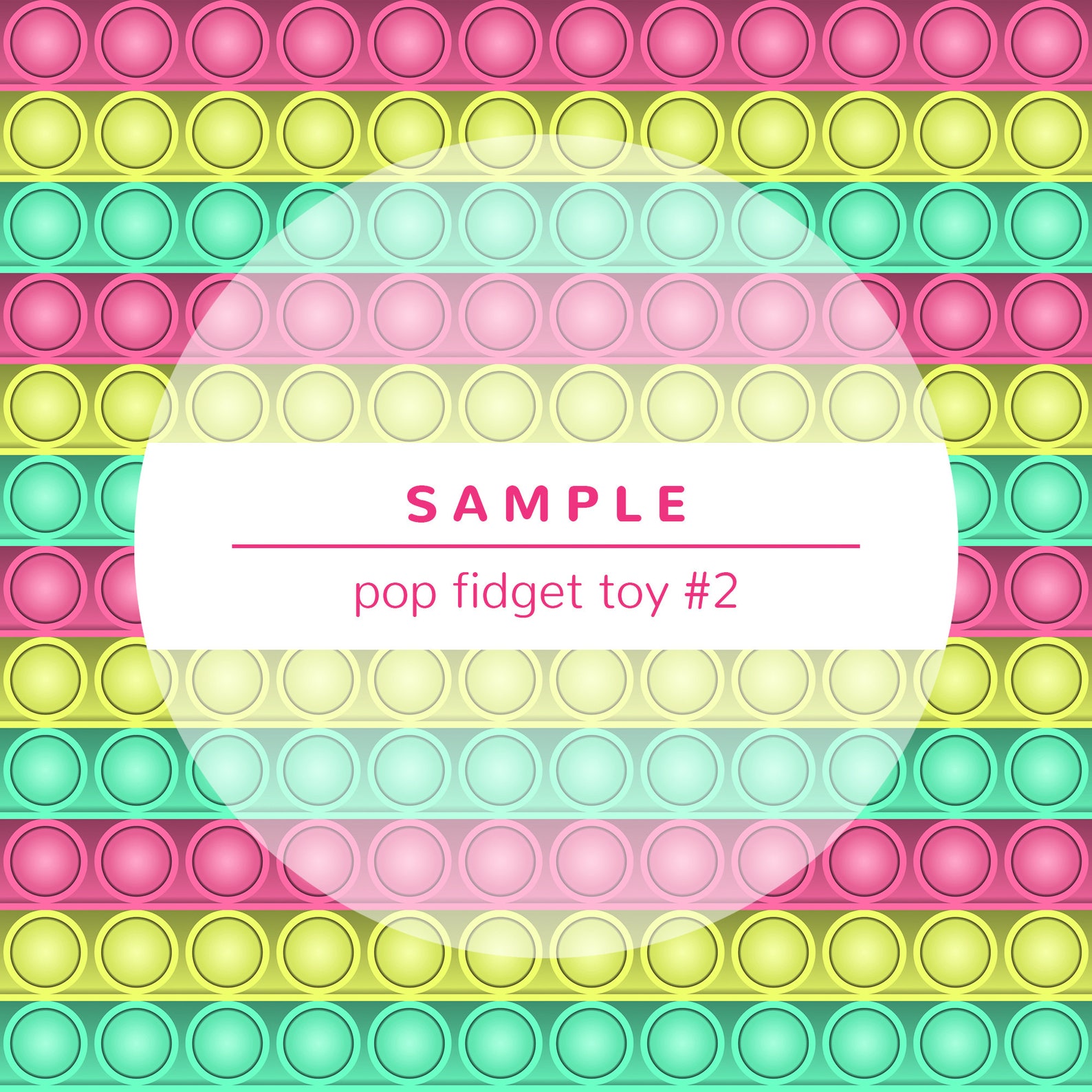 100 Colors Digital Papers: Pop Fidget Toy 2 Bubble Fidget - Etsy