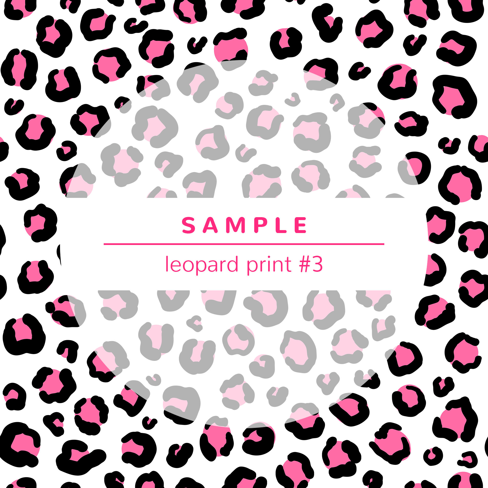 100 Colors Digital Papers: Leopard Print 3 Animal Print | Etsy