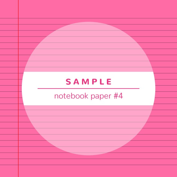 Pink Note Paper Background