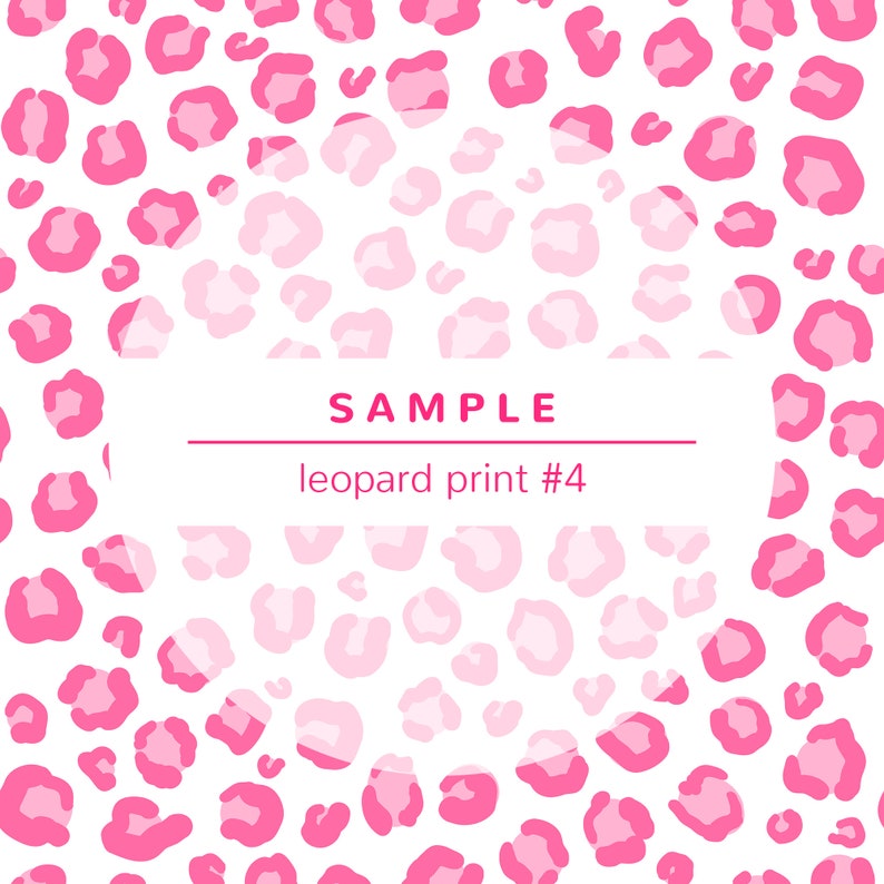 100 Colors Digital Papers: Leopard Print 4 Animal Print | Etsy