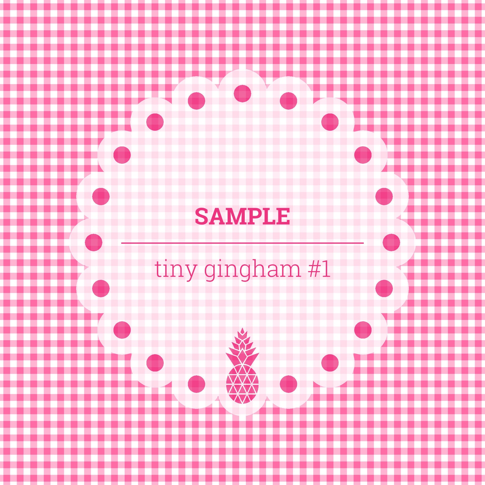 100 Colors Digital Papers: Tiny Gingham #1, Vichy, Pattern, Seamless ...