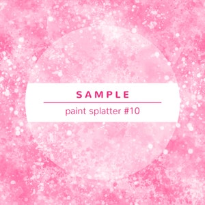 100 Colors Digital Papers: Paint Splatter #10, Paint, Splash, Stain ...
