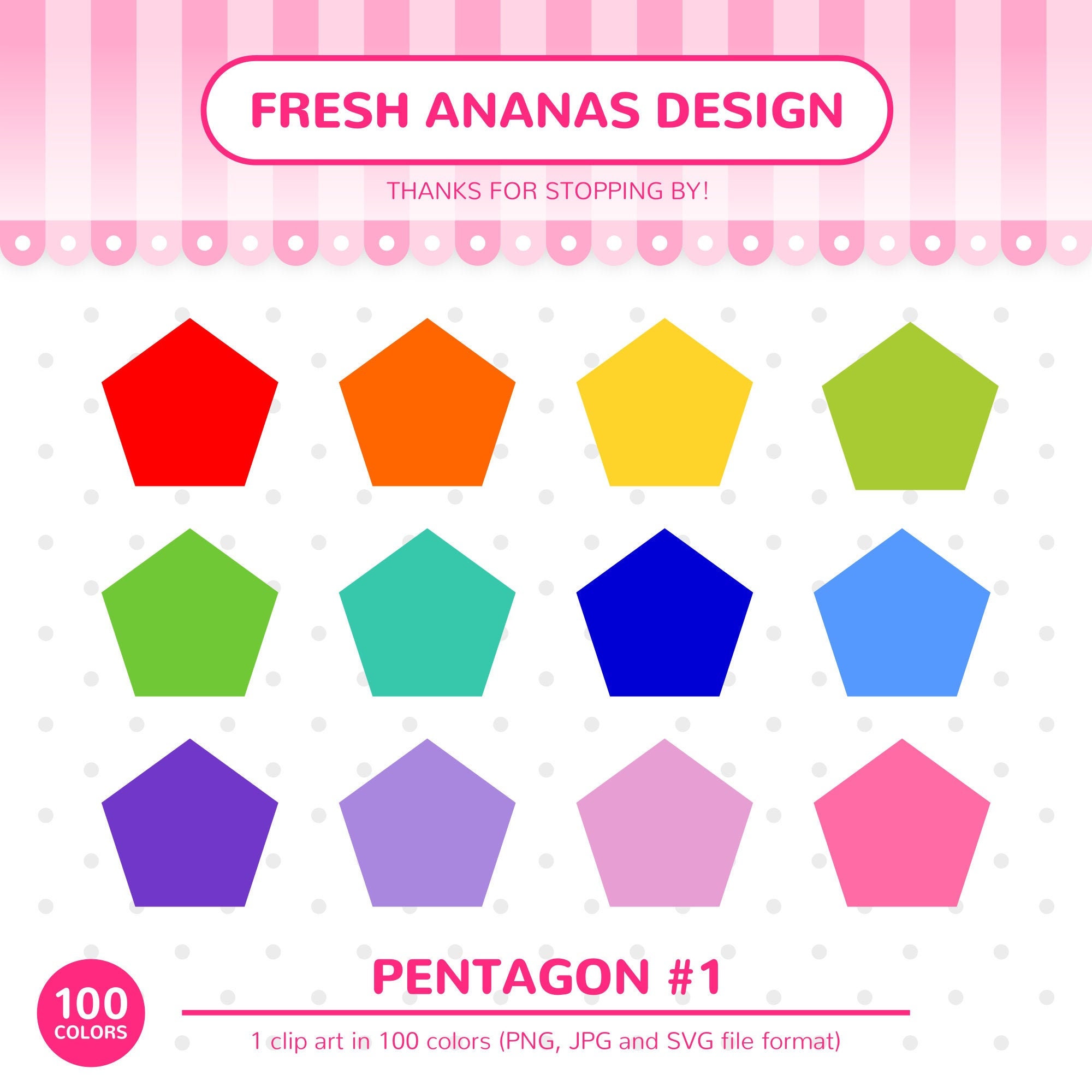 Pentagon Shape Clip Art
