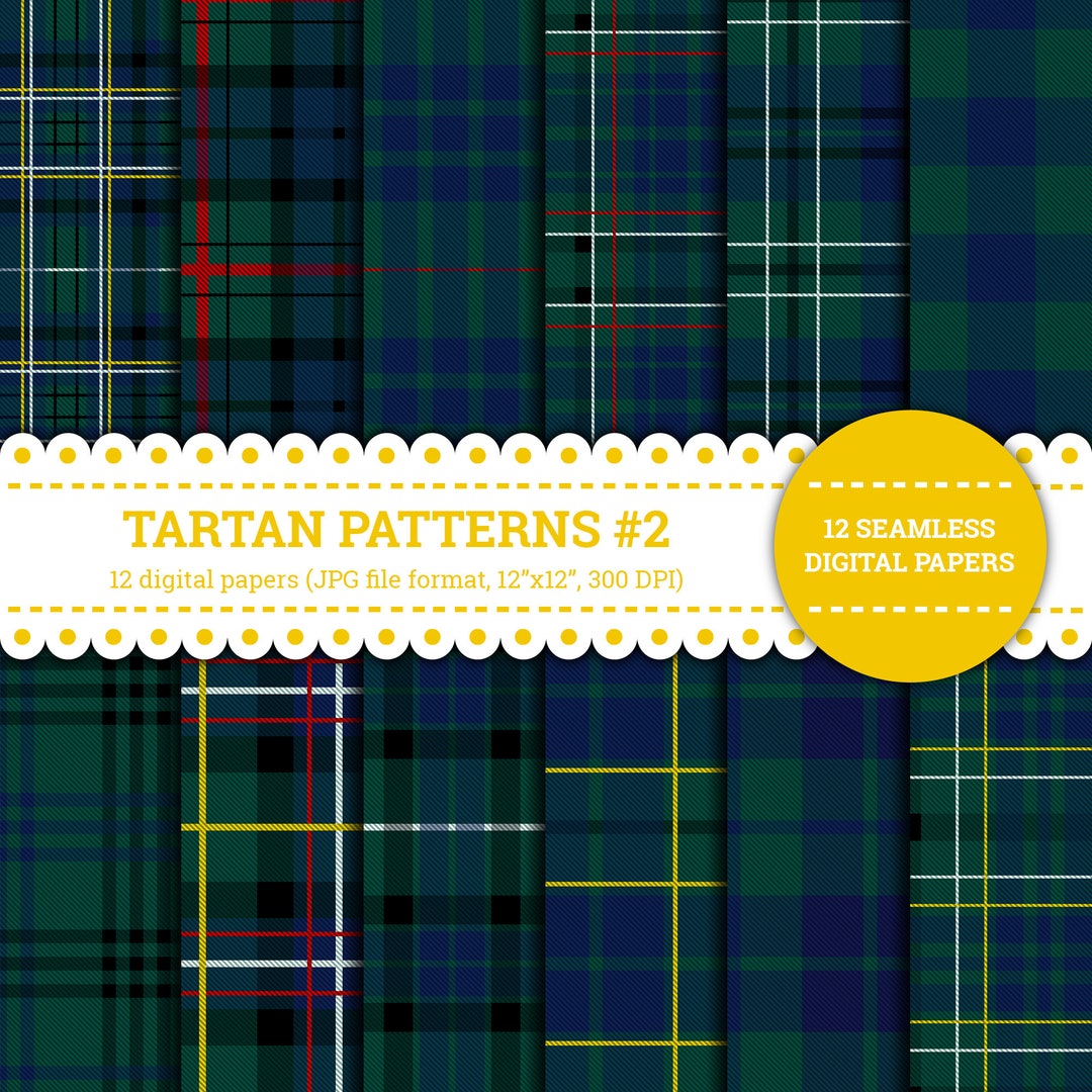 Tartan Patterns #2, Plaid, Gingham, Classic, Checked, Kilt, Flannel ...