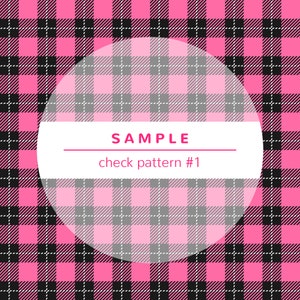 100 Colors Digital Papers: Check Pattern #1, Tartan, Plaid, Checkerd ...
