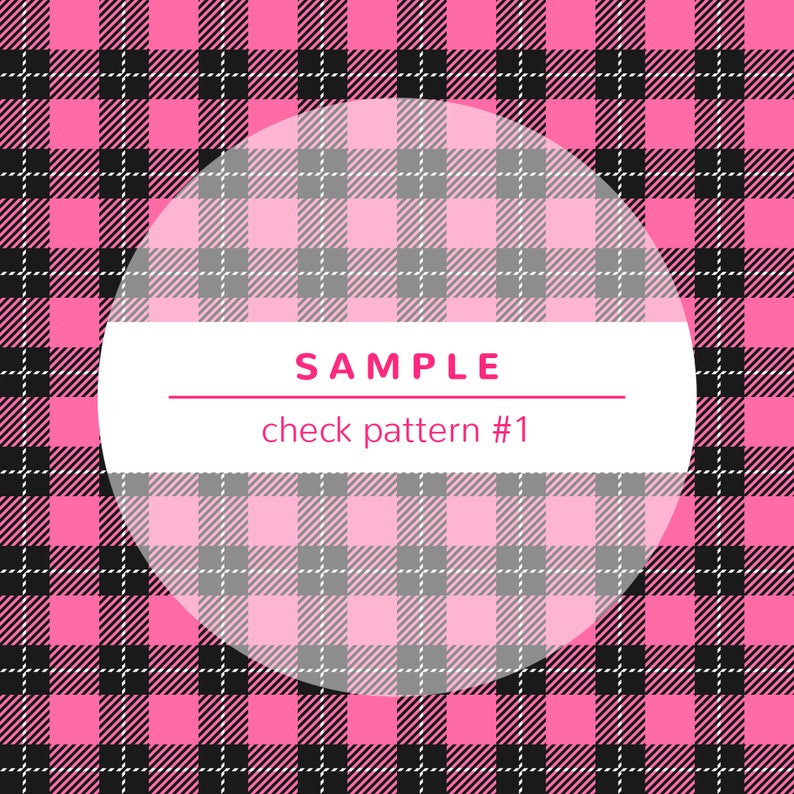 100 Colors Digital Papers: Check Pattern 1 Tartan Plaid - Etsy