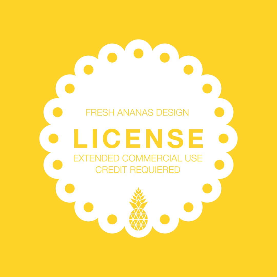 License: Extended Commercial Use, Credit Required - Valid for 1 Graphic ...