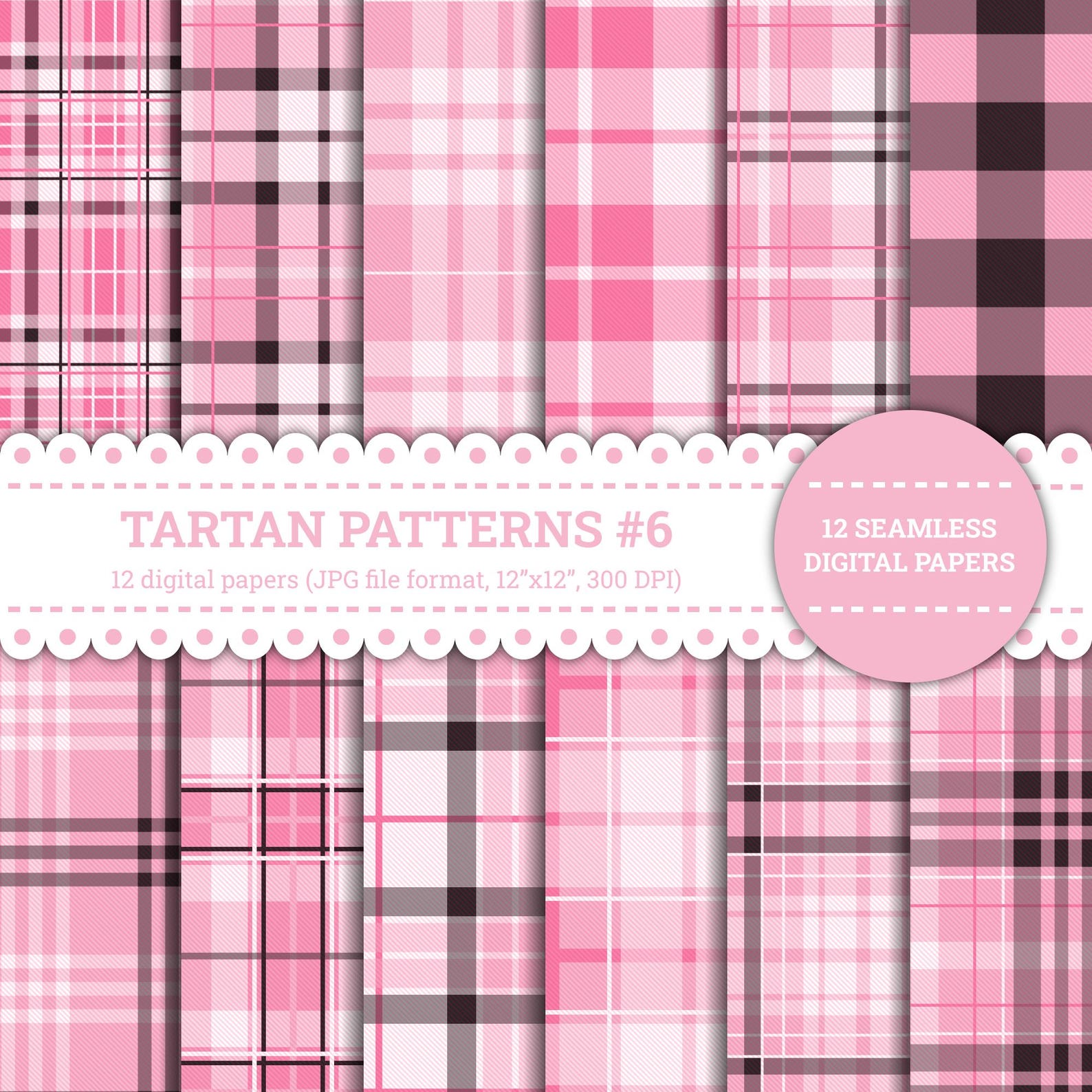 Tartan Patterns #6, Plaid, Gingham, Checked, Kilt, Flannel, Pattern ...