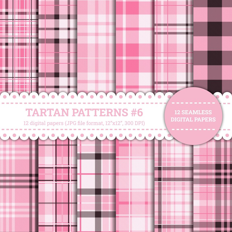 Tartan Patterns #6, Plaid, Gingham, Checked, Kilt, Flannel, Pattern ...