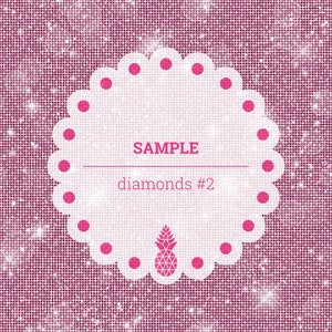 100 Colors Digital Papers: Diamond #2, Sparkle, Crystal, Bling ...