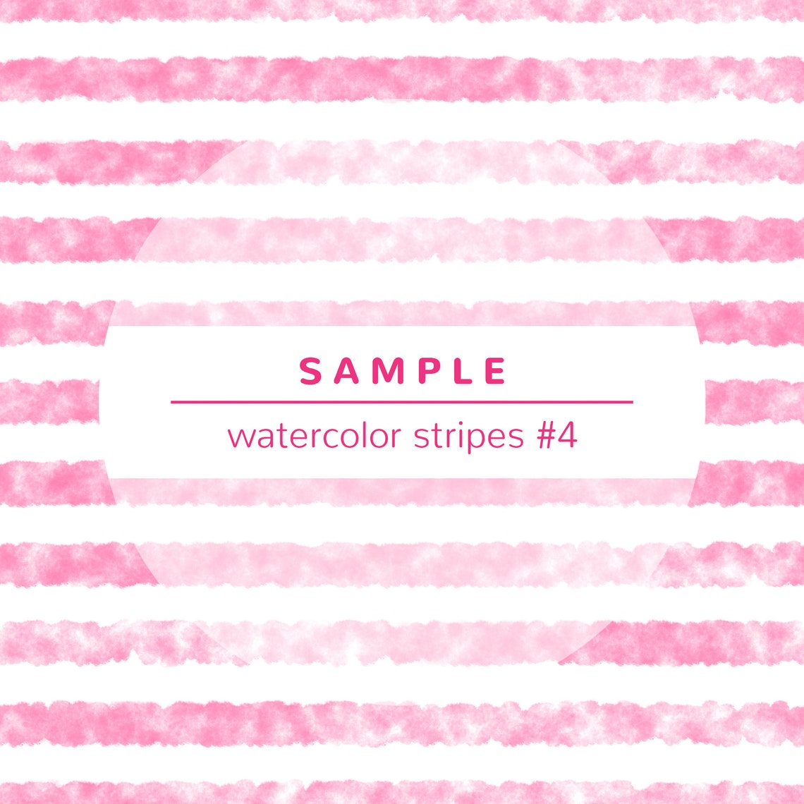 100 Colors Digital Papers: Watercolor Stripes 4 Aquarelle - Etsy