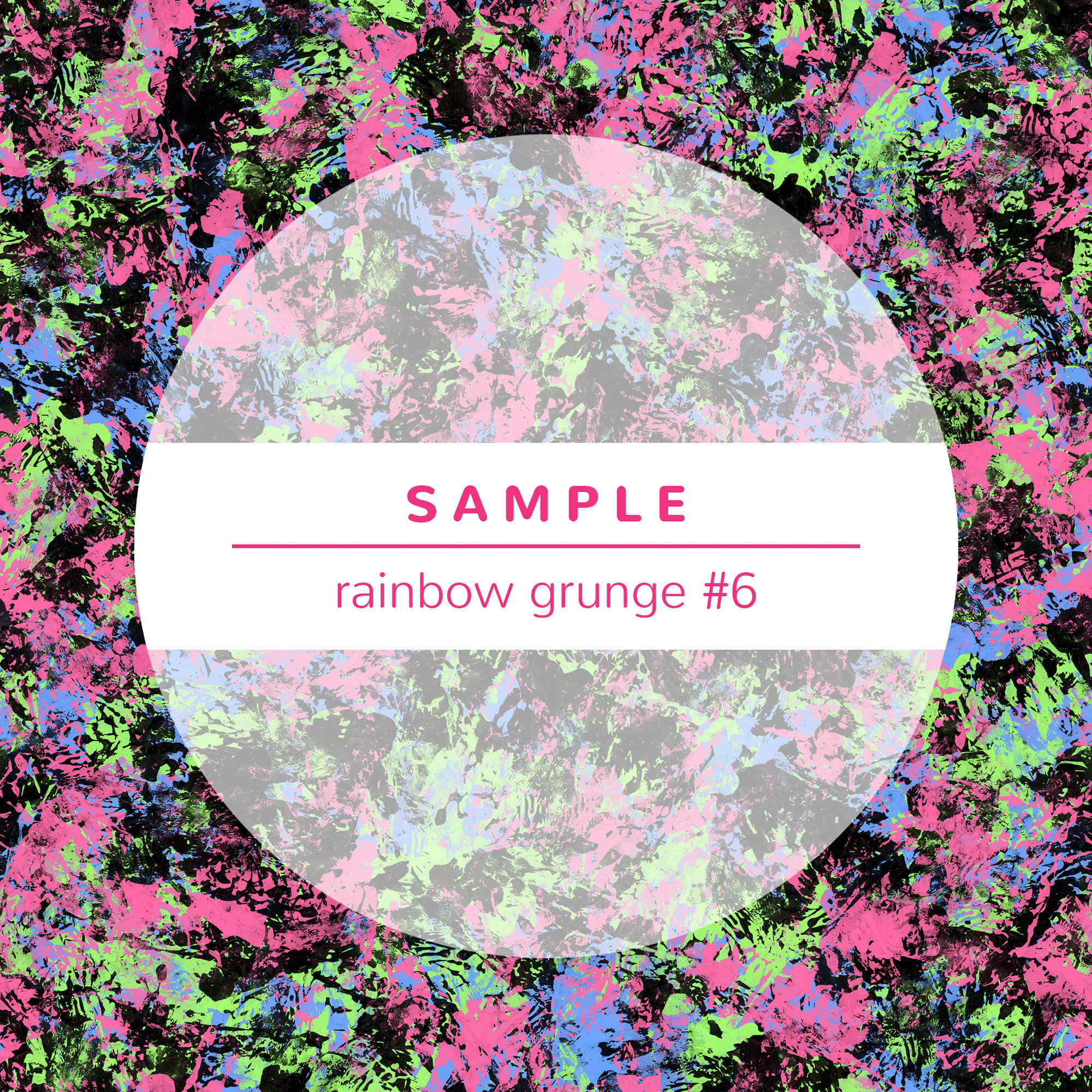 100 Colors Digital Papers: Rainbow Grunge #6, 80's, 90's, Retro, Neon ...
