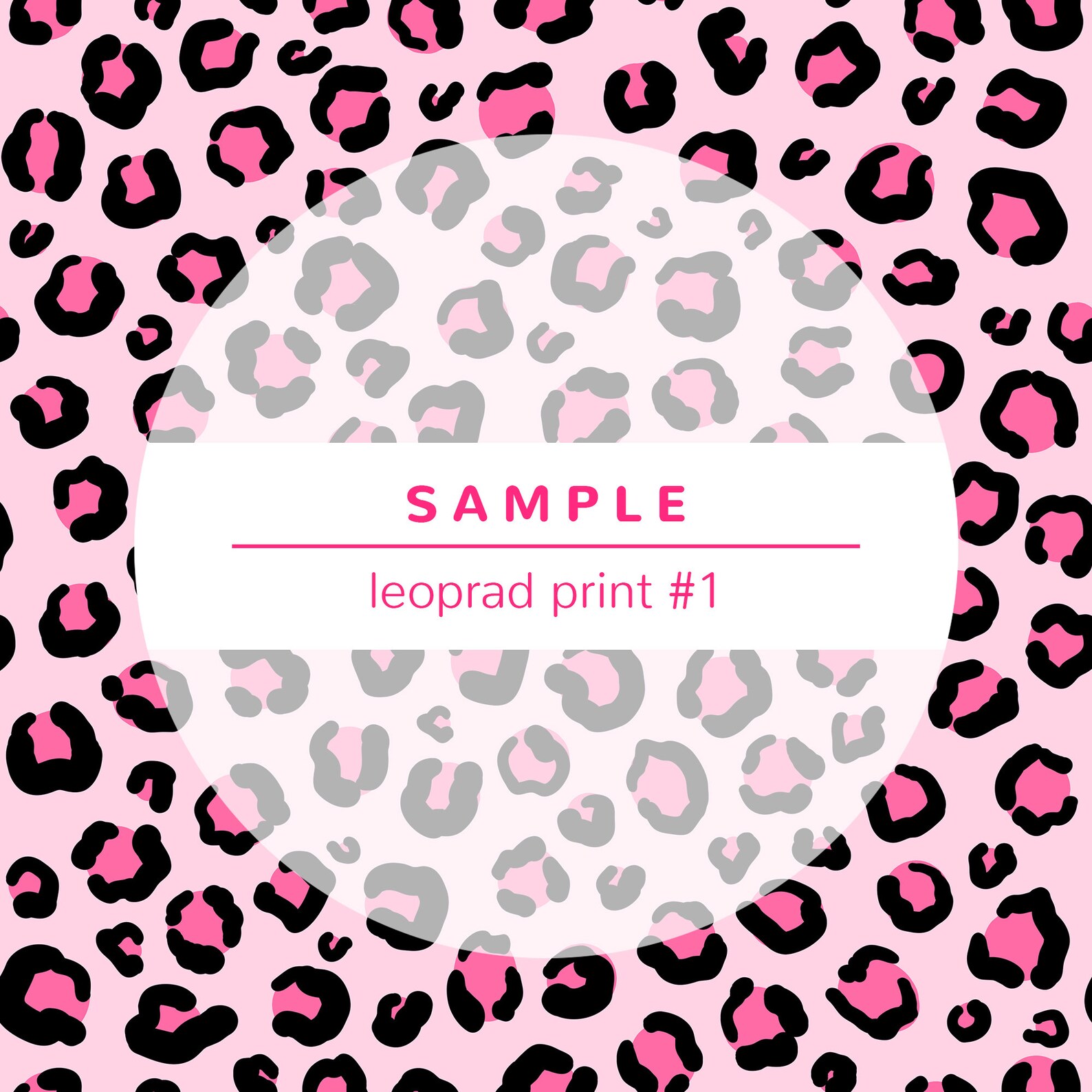 100 Colors Digital Papers: Leopard Print 1 Animal Print | Etsy