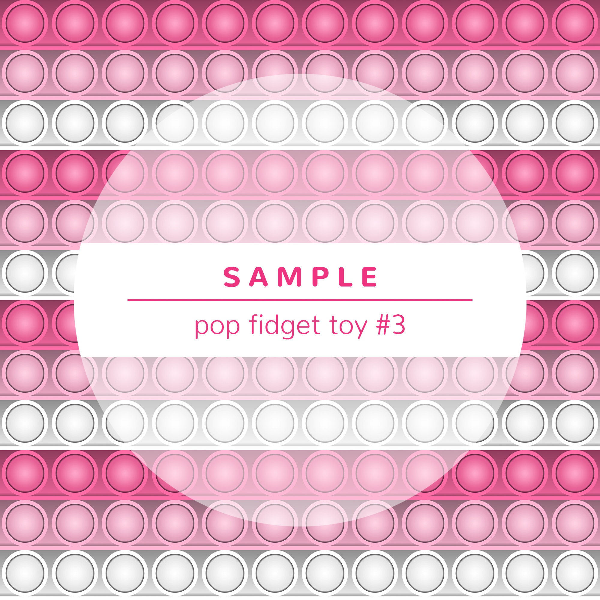 100 Colors Digital Papers: Pop Fidget Toy 3 Bubble Fidget - Etsy