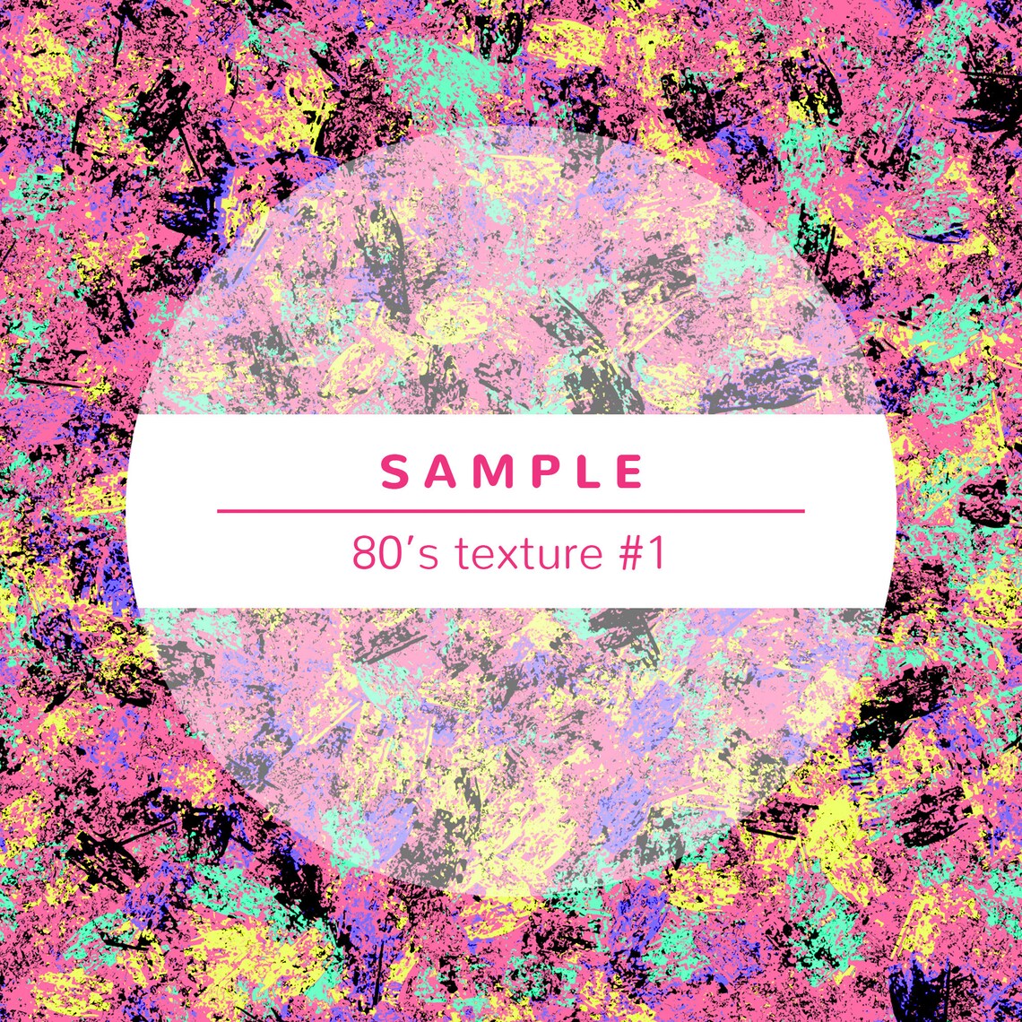 100 Colors Digital Papers: 80's Texture 1 90's - Etsy