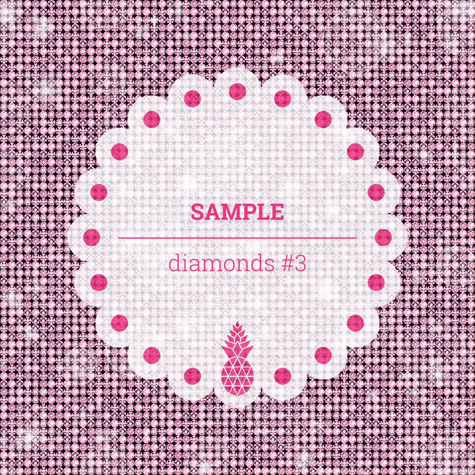 100 Colors Digital Papers: Diamond #3, Sparkle, Crystal, Bling ...