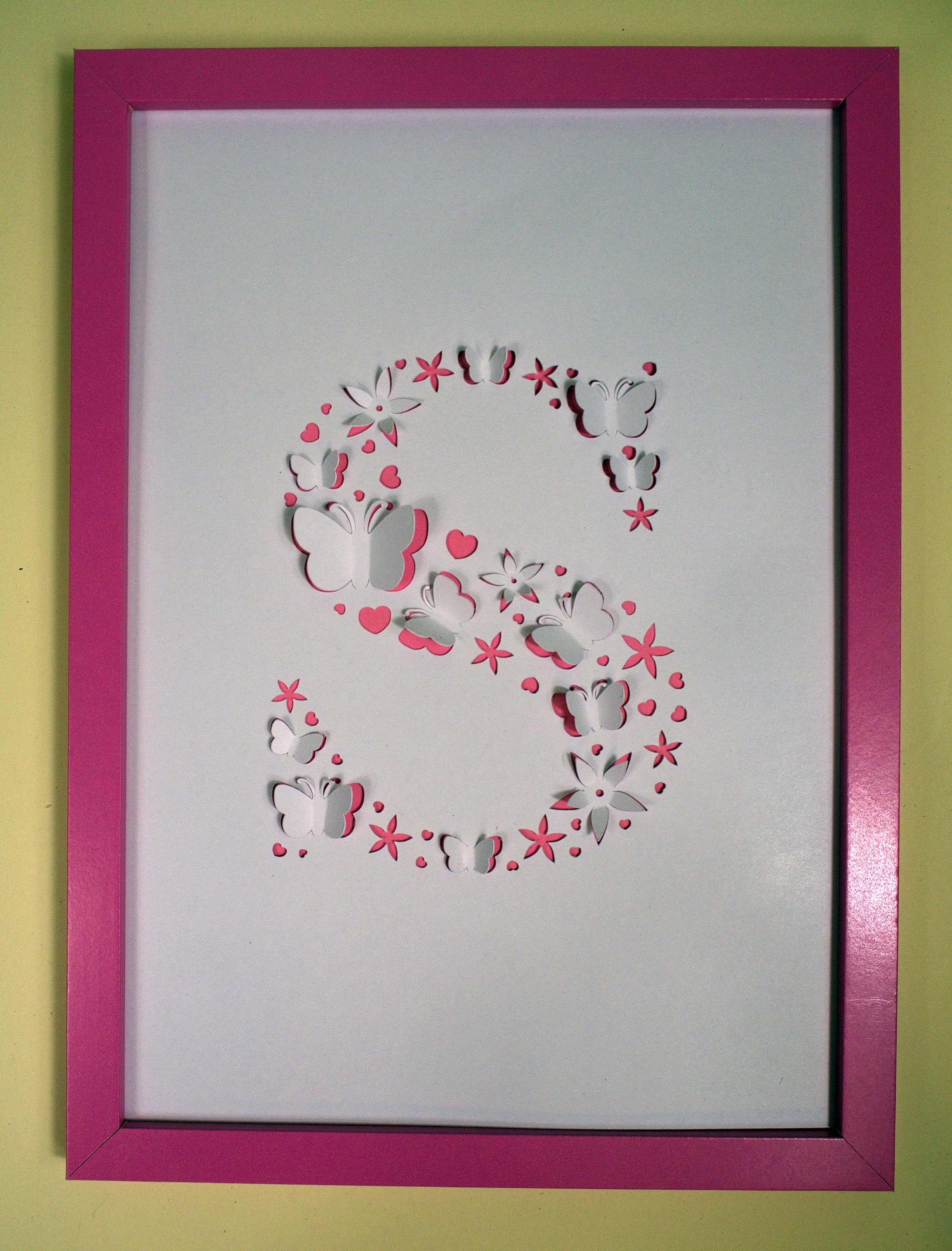 Initial S Cut File,letter S Cut File,papercut File,svg,dxf,png,pdf,eps ...