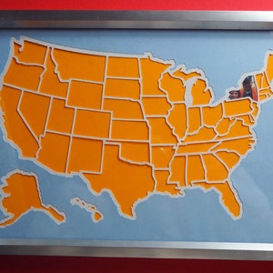 Svg File, Dxf File, Eps File, USA Photo Frame Map Svg, USA Map Svg, USA ...