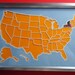 Svg File, Dxf File, Eps File, USA Photo Frame Map Svg, USA Map Svg, USA ...