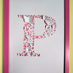 Initial P Cut File,letter P Cut File,papercut,svg,dxf,png,pdf,eps ...