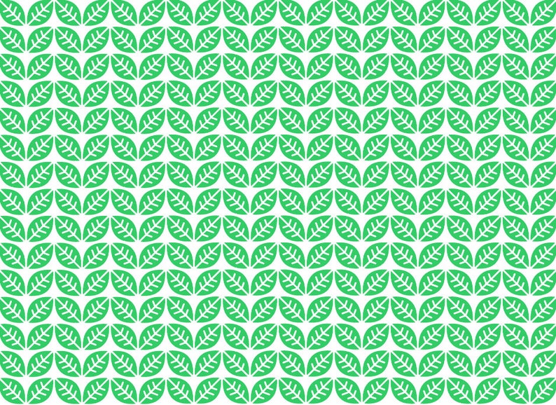 Leaf Pattern Svg 60s Pattern Cut File Leaf Background Svg - Etsy