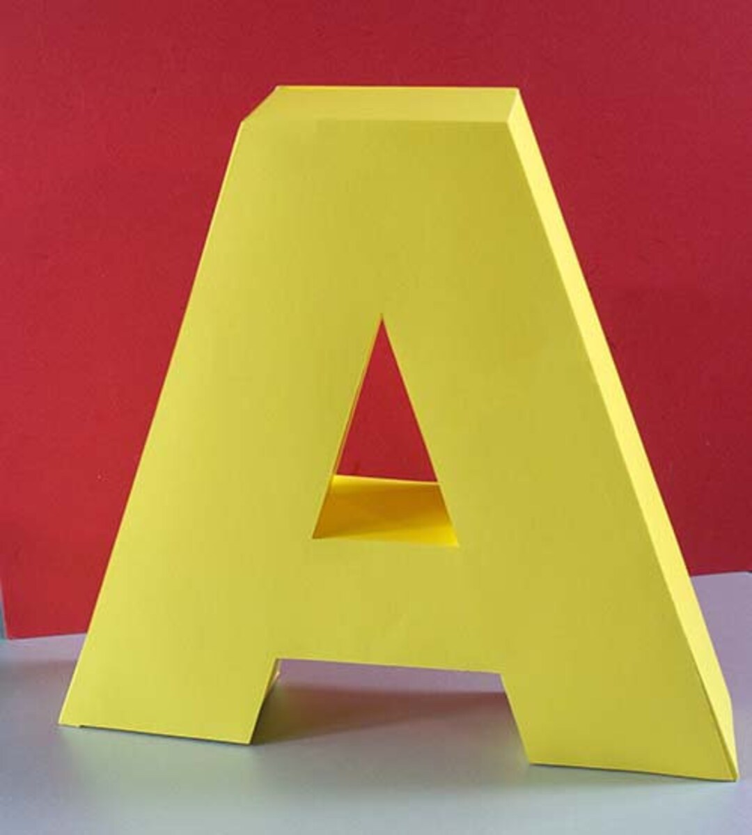 Letter A SVG Cut File Initial Cut File Letter A 3D File 3D Etsy