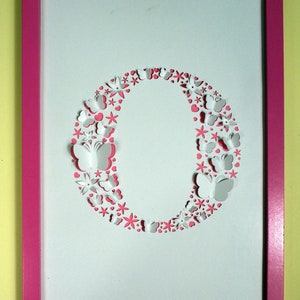 Initial O Cut File,letter O Cut File,papercut,svg,dxf,png,pdf,eps ...