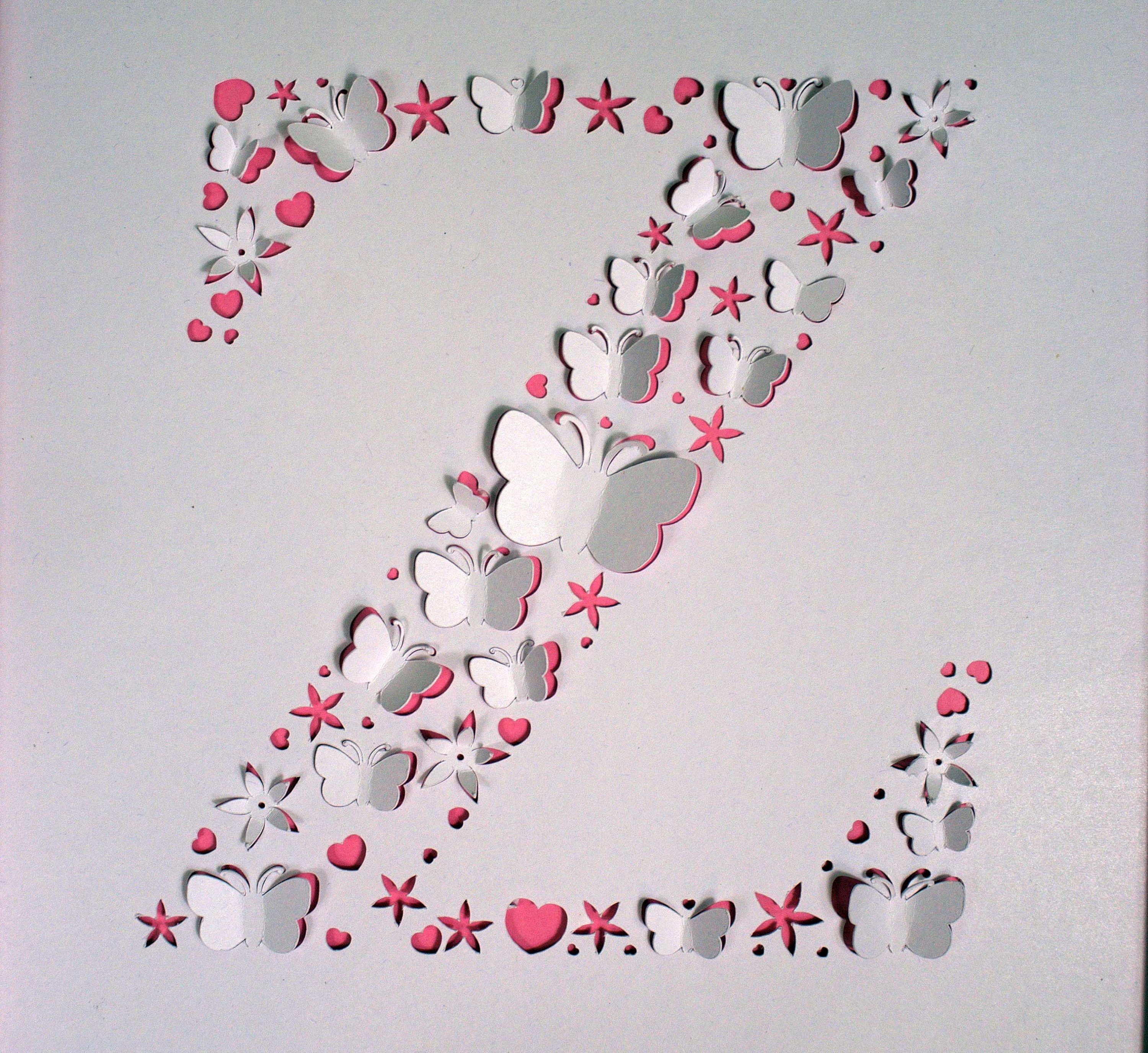 Initial Z Cut File,letter Z Cut File,papercut,svg,dxf,png,pdf,eps ...