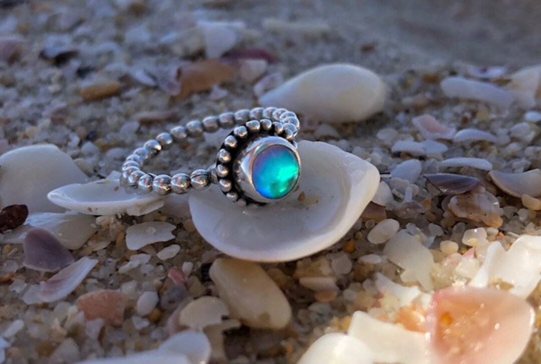 Moonstone Crystal Pandora Style Sterling Silver Ring - Etsy