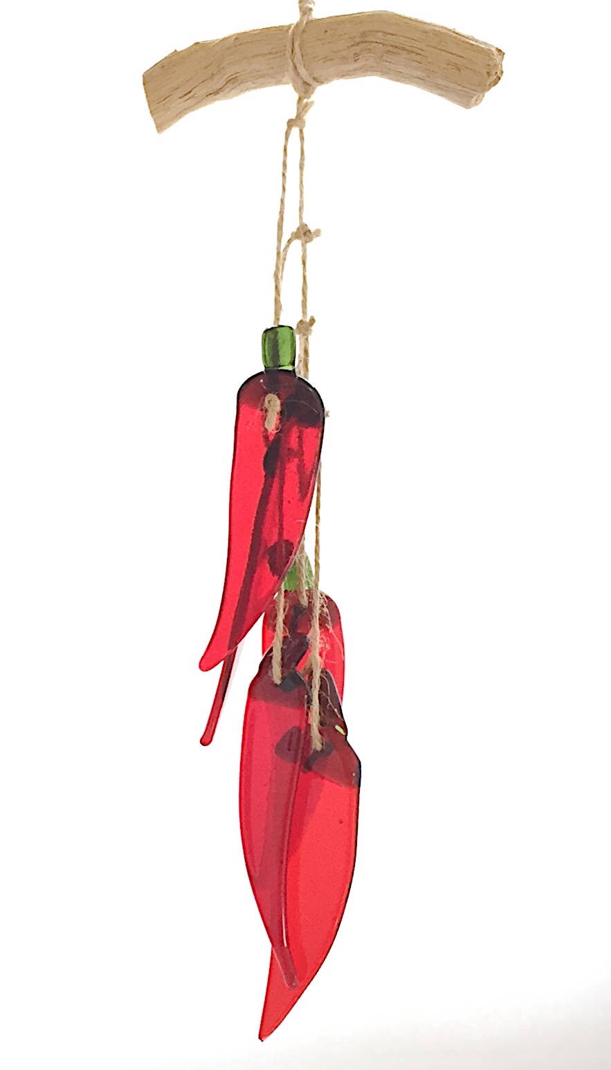 Fused Glass Chilli Hanging/chilli Suncatcher/red Chilli | Etsy