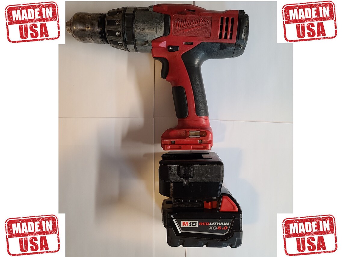 Milwaukee M18 Lithium Battery to V18 Nicad Tool Adapter - Etsy