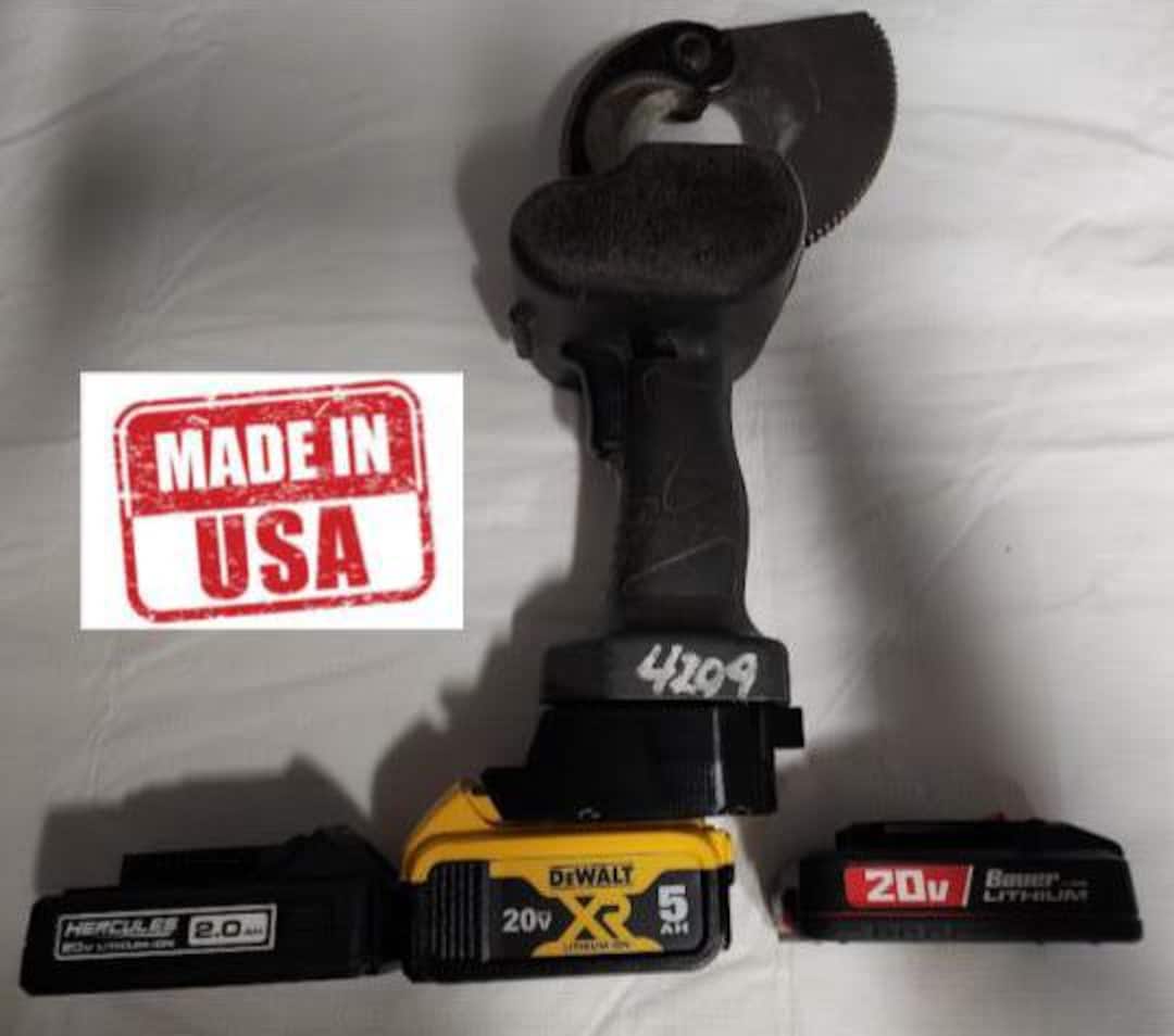 Huskie Robo-cut REC-50U Battery Wire Cutter to Dewalt, Hercules, Bauer ...