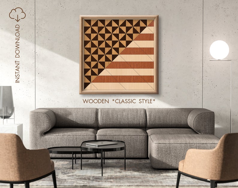 Barn Quilt Pattern Barn Quilt Laser Cut File Glowforge SVG - Etsy