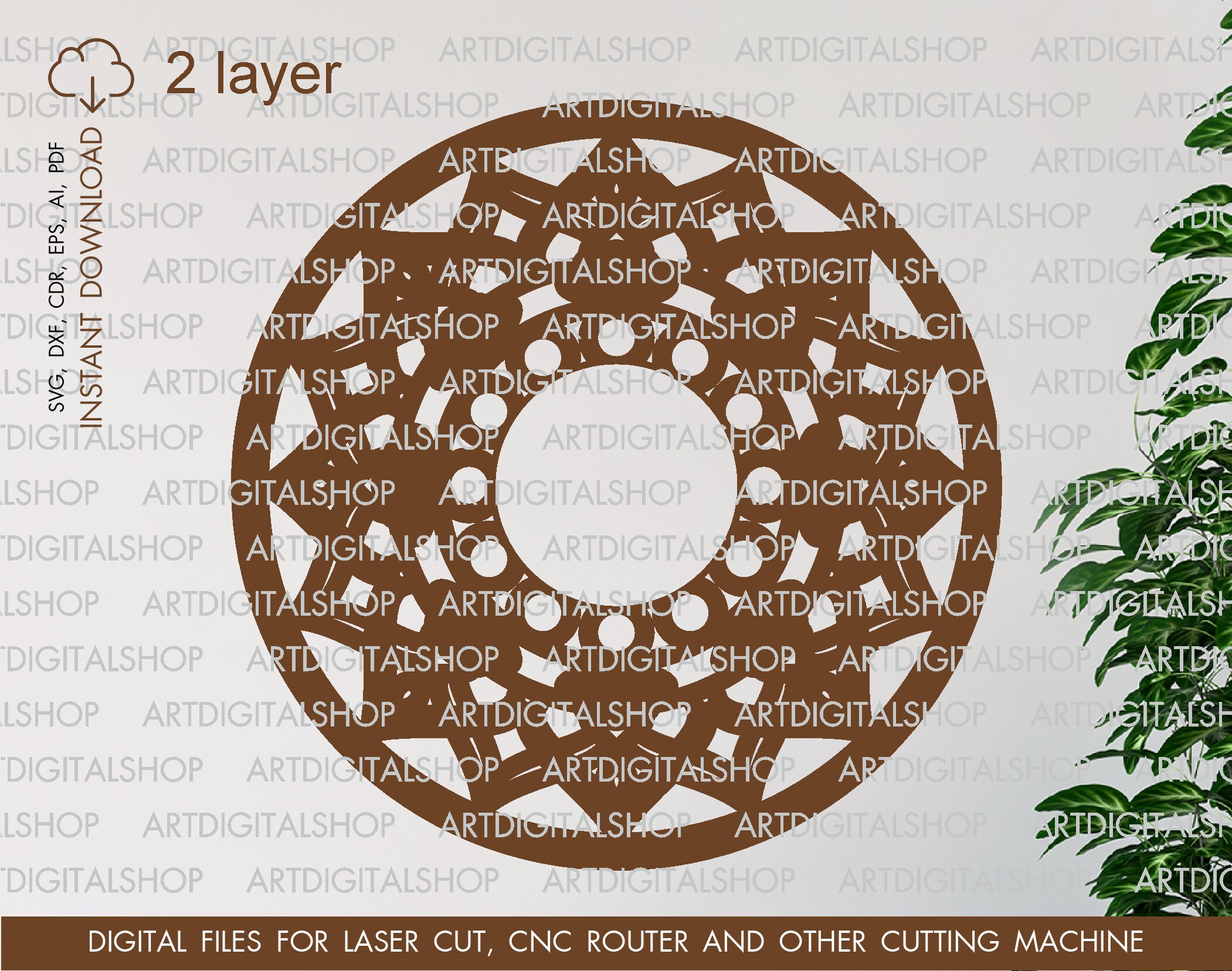 Cutting Model Clock Laser Cut CNC Files Cnc Clock Wall - Etsy