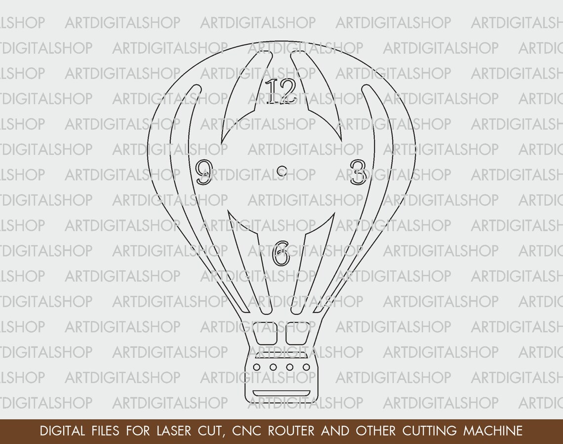 Set Wall Clock Dxf Yoga Clock Cutting Model Clock Laser | Etsy
