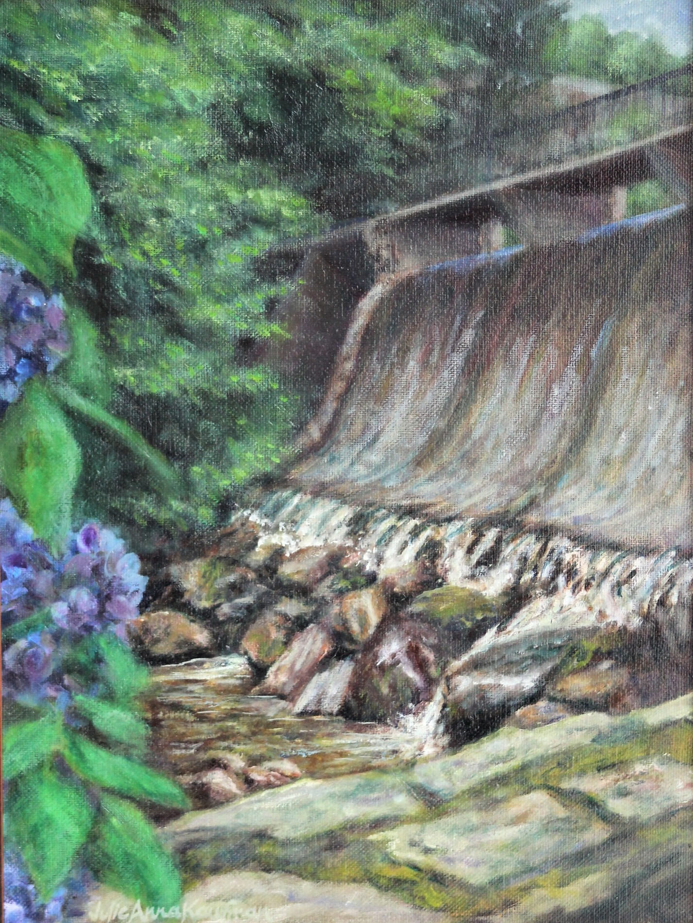 The Dam at Lake Susan Montreat North Carolina Print - Etsy