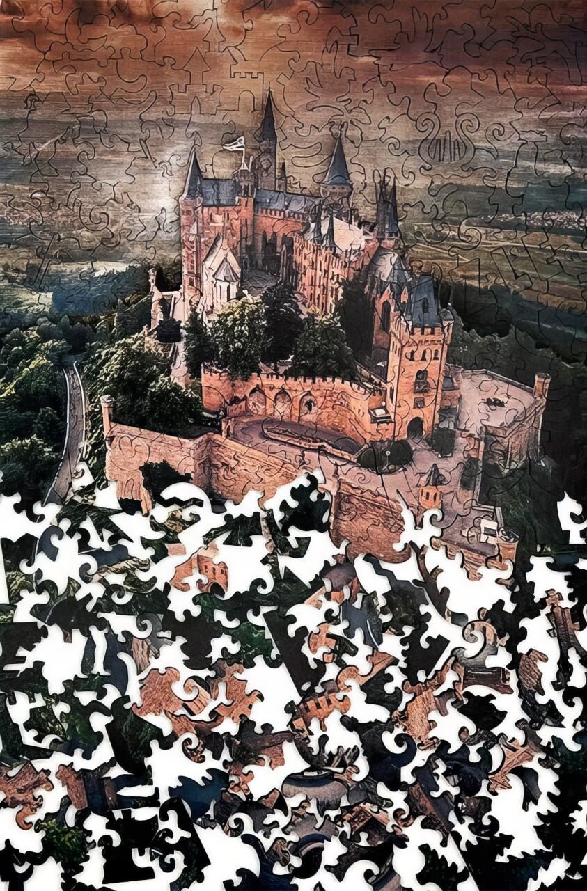 Medieval Castle Jigsaw Puzzle, Volume Puzzle - Etsy