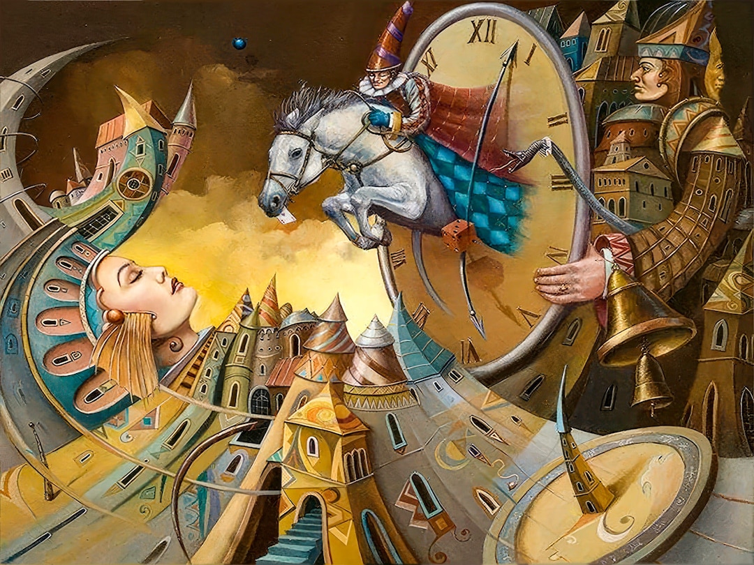 Surrealism Picture Wooden Jigsaw Puzzle Unique Puzzle Gift - Etsy