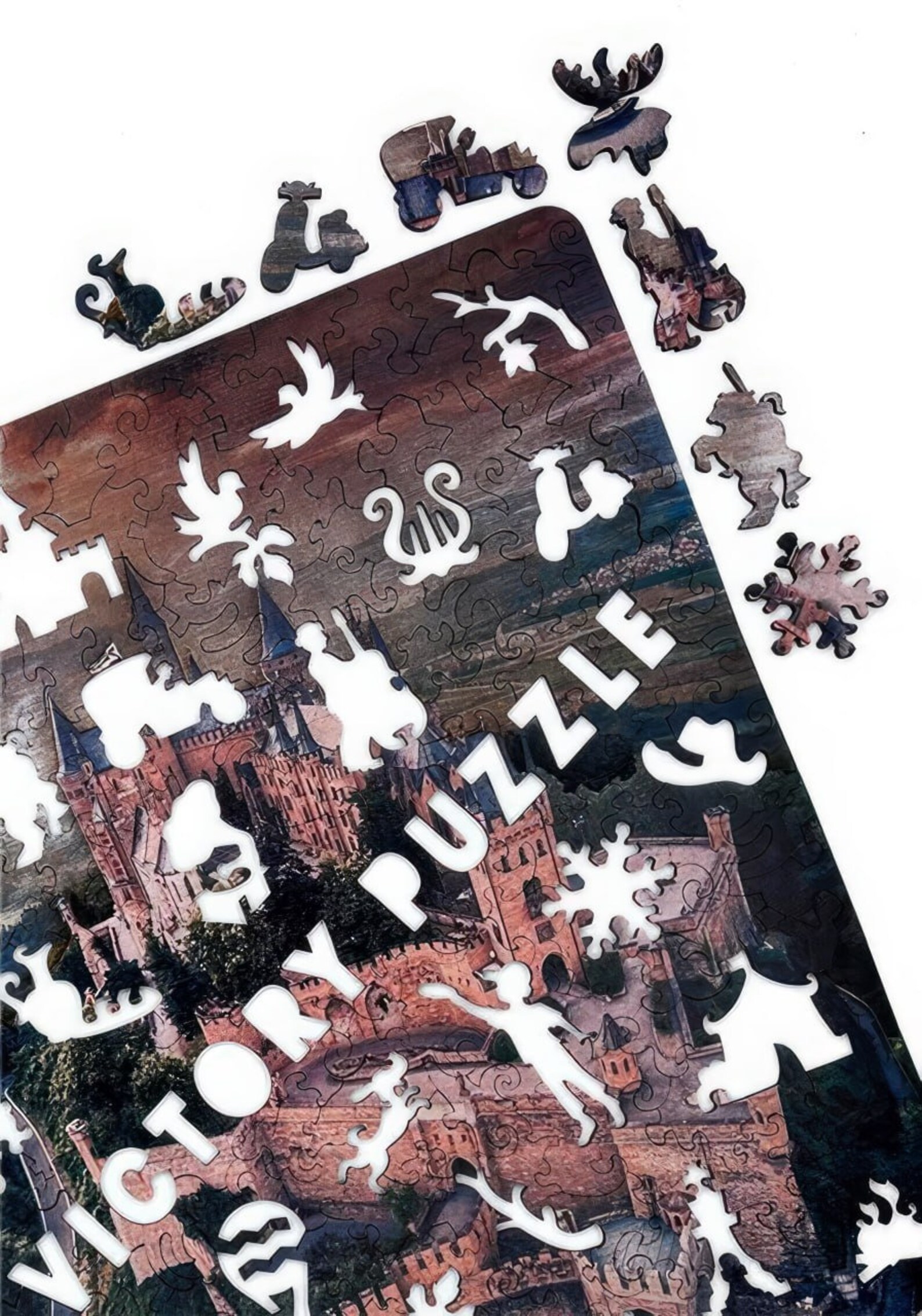 Medieval Castle Jigsaw Puzzle, Volume Puzzle - Etsy