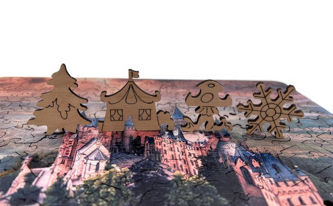 Medieval Castle Jigsaw Puzzle, Volume Puzzle - Etsy