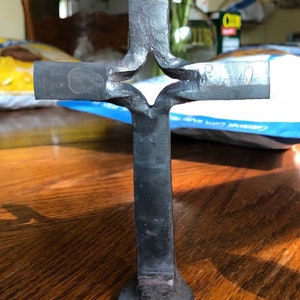 Hand Forged Split Cross - Etsy
