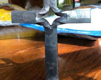 Hand Forged Split Cross - Etsy