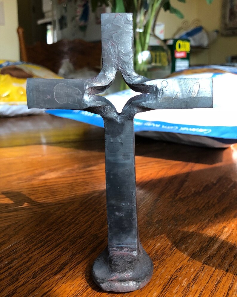 Hand Forged Split Cross - Etsy