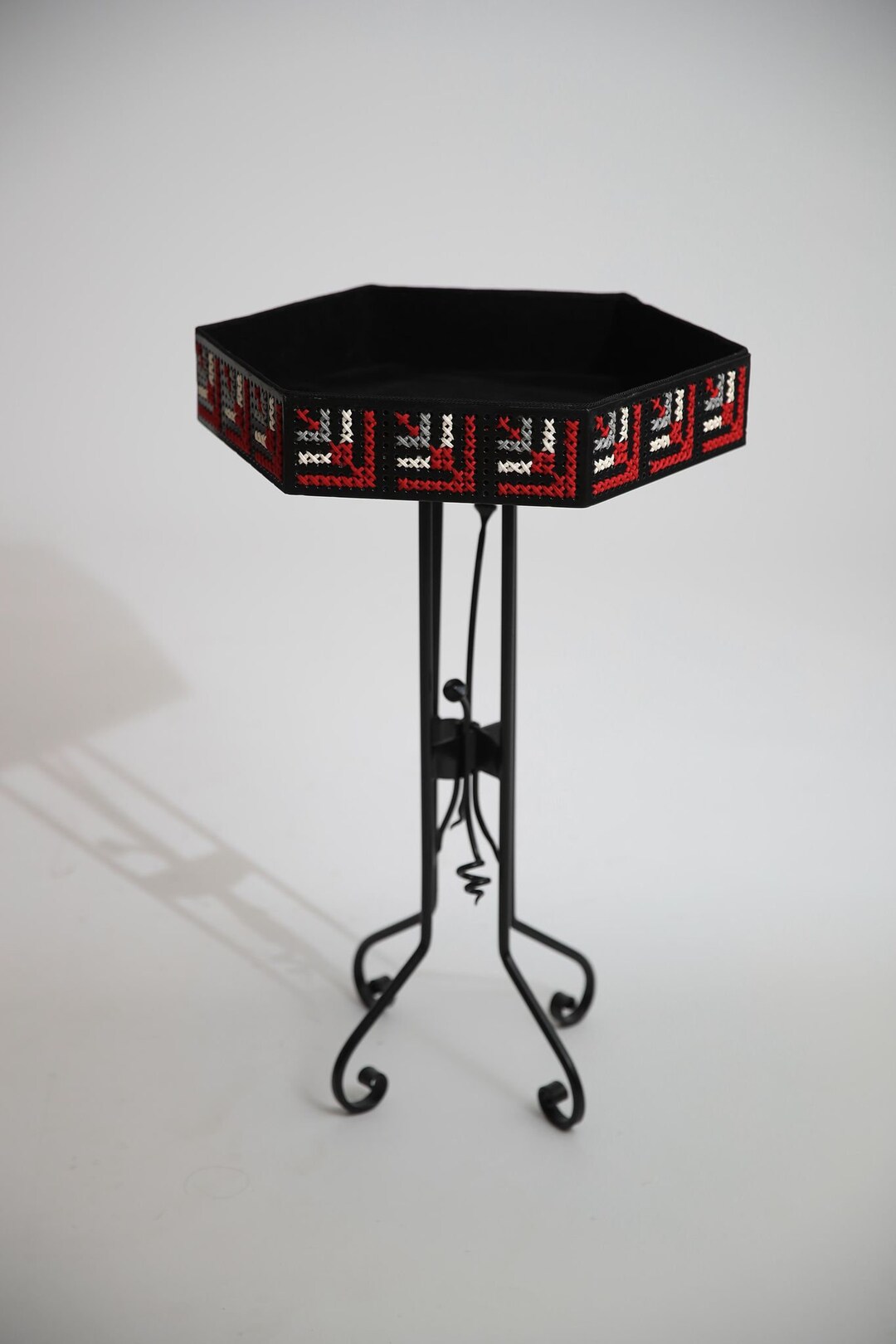 Hexagonal Tray Table, Tables in Palestine, Black Table, Arabic Style ...