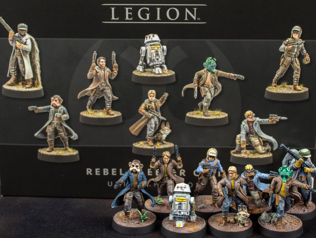 Star Wars Legion: Rebel Sleeper Cell, 8 Painted Miniatures - Etsy