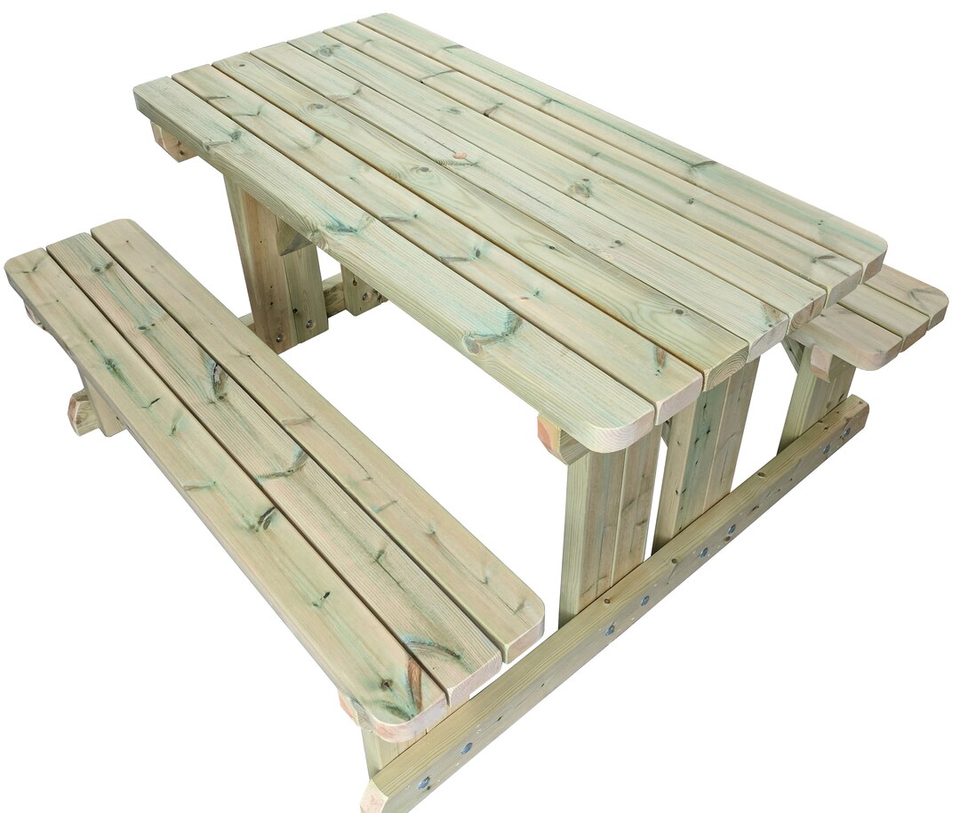 Premium Walk-in Style Picnic Table Pub Bench Excellent Quality Wooden ...