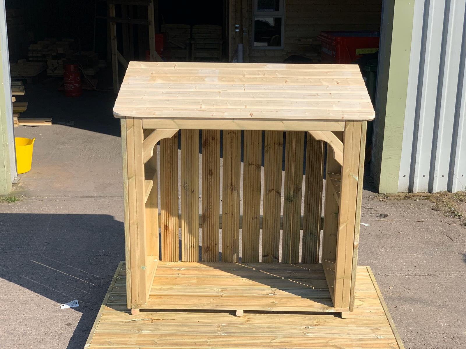 Premium Heavy Duty Wooden Log Store Handmade From Pressure - Etsy